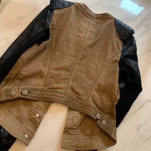Jackets & Coats | Leather Trim Jacket | Poshmark